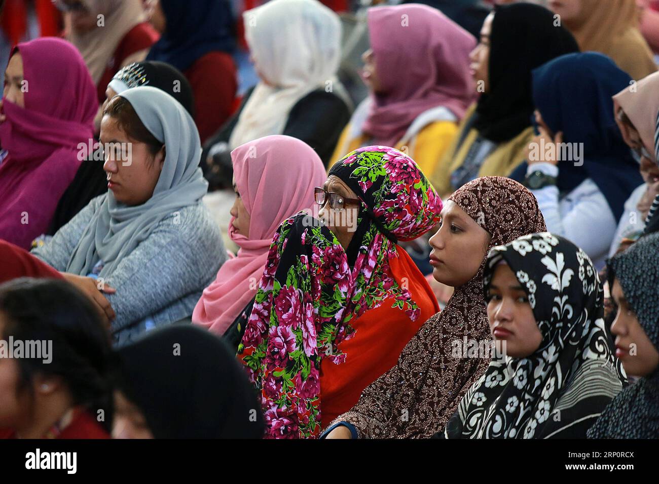(180523) -- MARAWI CITY, May 23, 2018 -- People attend the Marawi Week ...