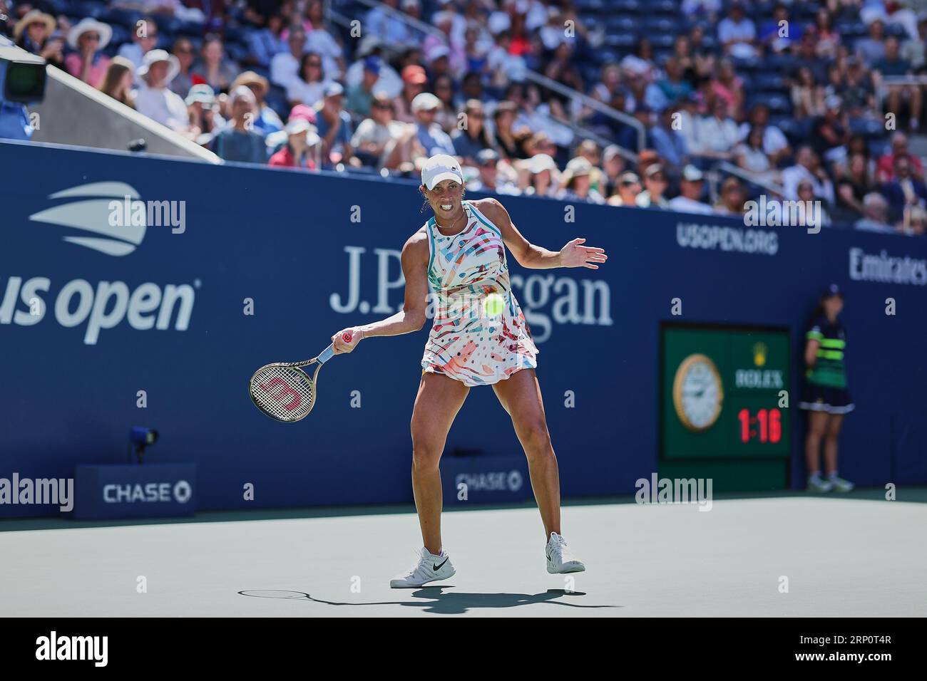 New York, New York, USA. 2nd Sep, 2023. Madison Keys (USA) in action ...