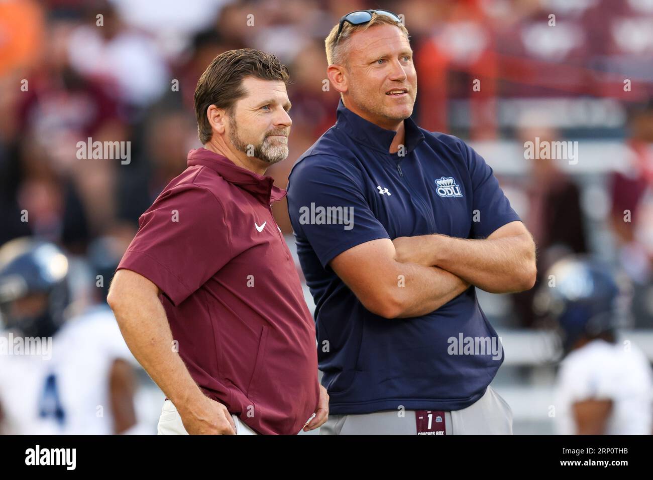 Blacksburg, Virginia, USA. 2nd Sep, 2023. Virginia Tech Hokies head ...