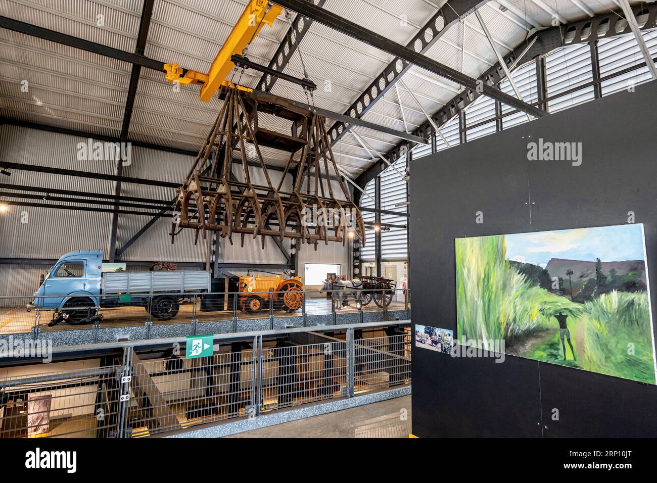 La Reunion Island from rhum factory to the volcano Stock Photo - Alamy