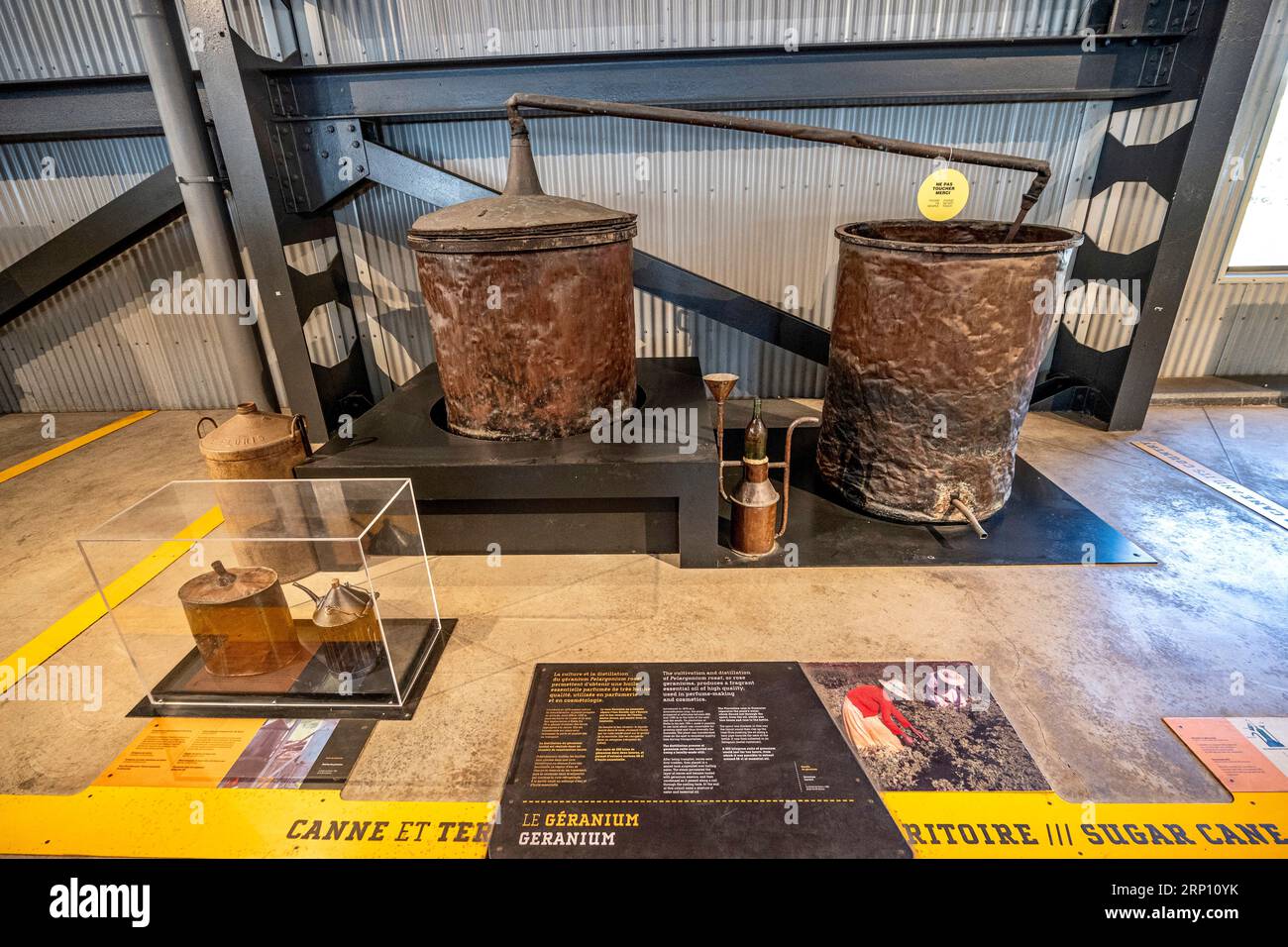 La Reunion Island from rhum factory to the volcano Stock Photo - Alamy