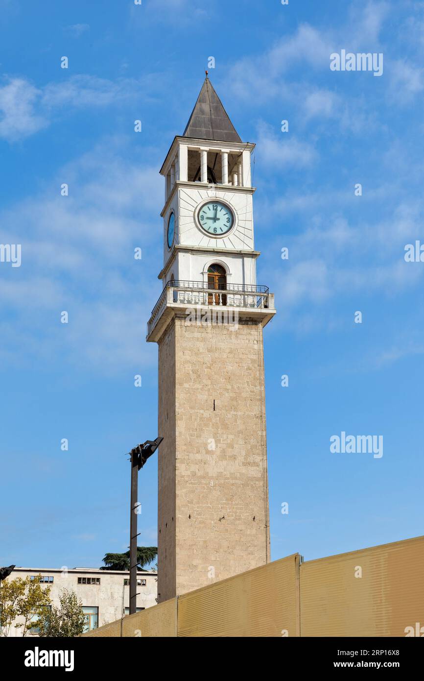 Clock Tower of Tirana, Albania Stock Photo - Alamy
