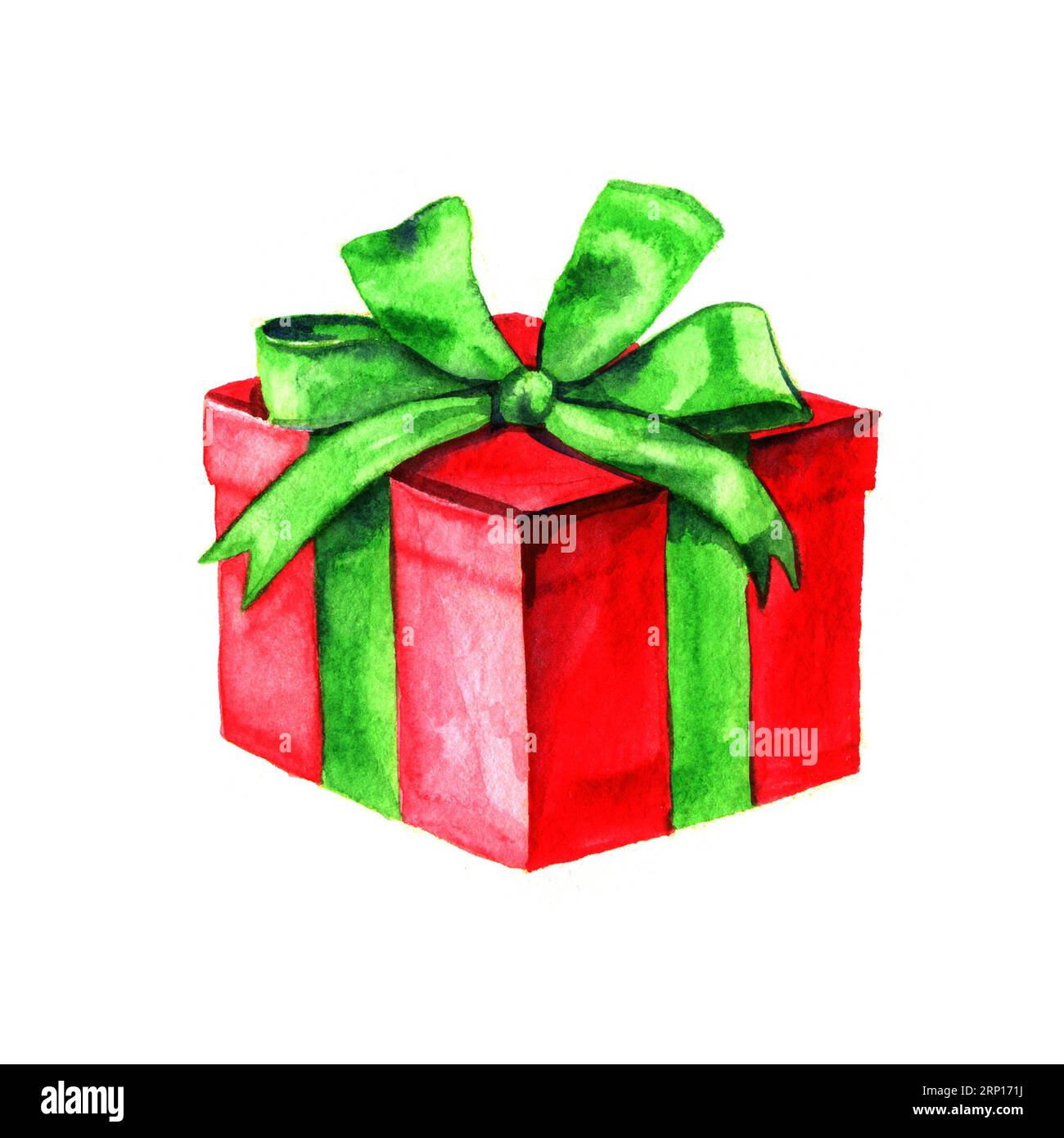 Gift sketches boxes. Watercolor hand drawing illustration Stock Photo ...