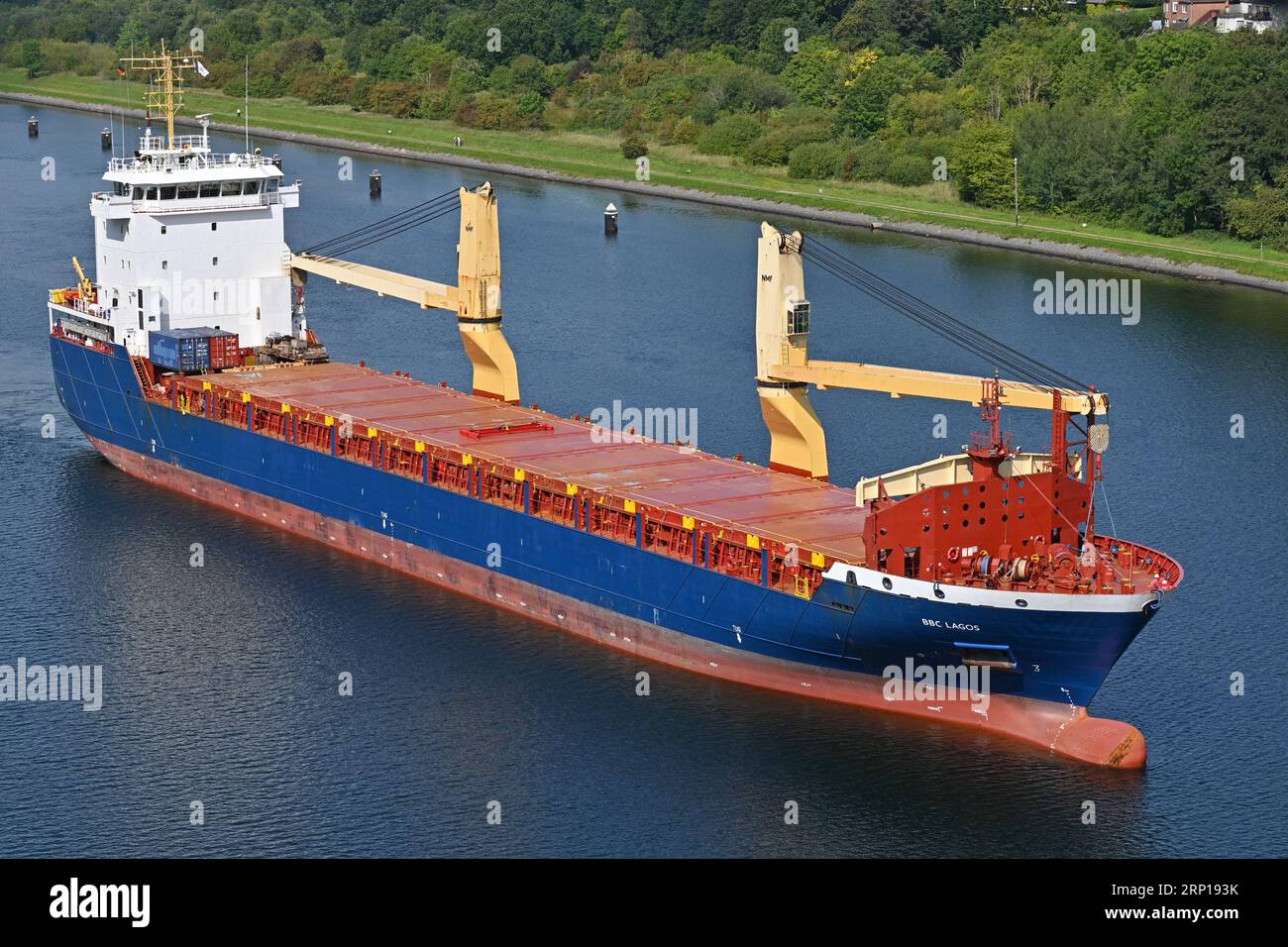 General Cargo Ship BBC LAGOS at the Kiel Canal Stock Photo - Alamy