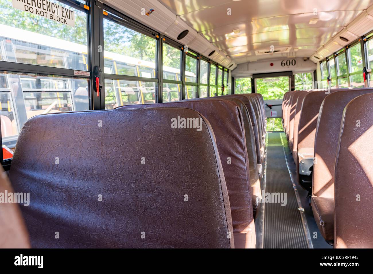 Inside school bus hi-res stock photography and images - Alamy