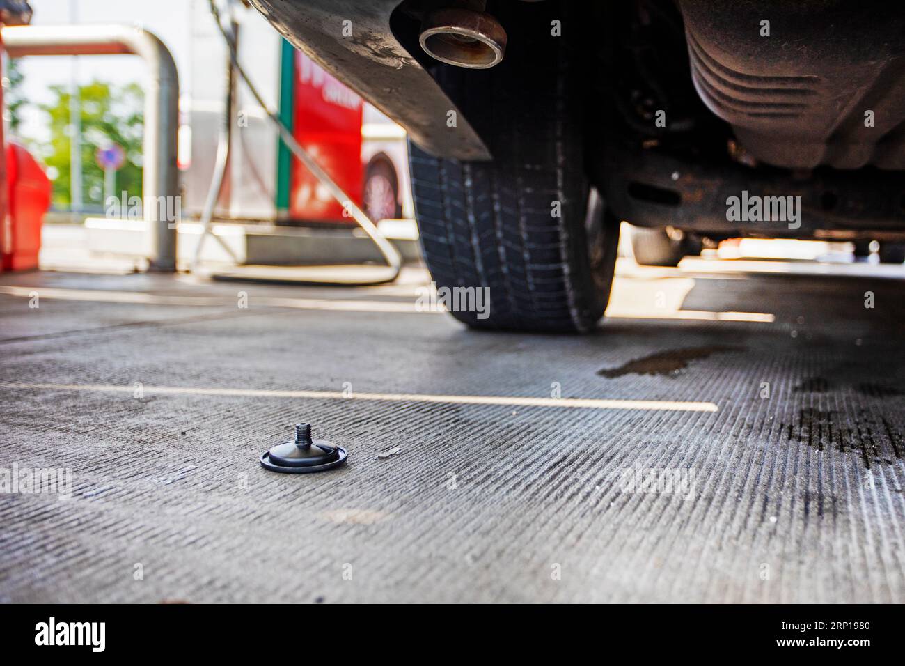 Car stopper hi-res stock photography and images - Alamy