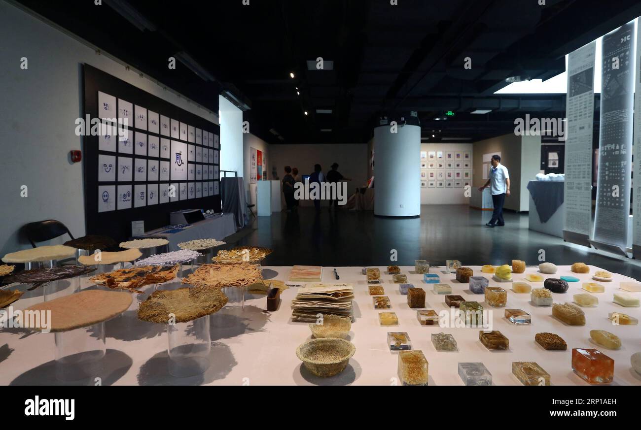 (180621) -- TIANJIN, June 21, 2018 -- People visit an exhibition of ...