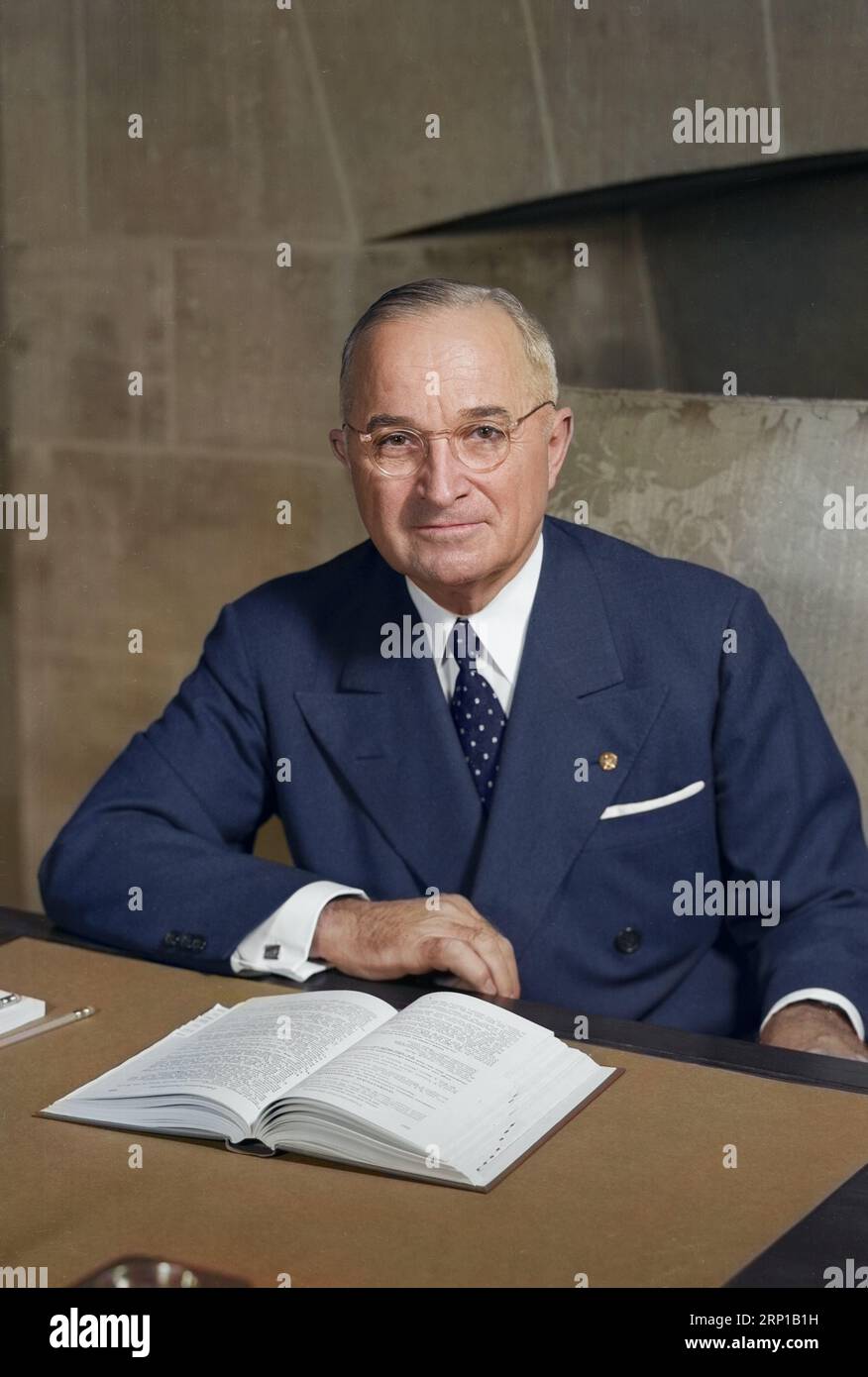 Harry S. Truman. An official portrait. Since an official portrait, my ...