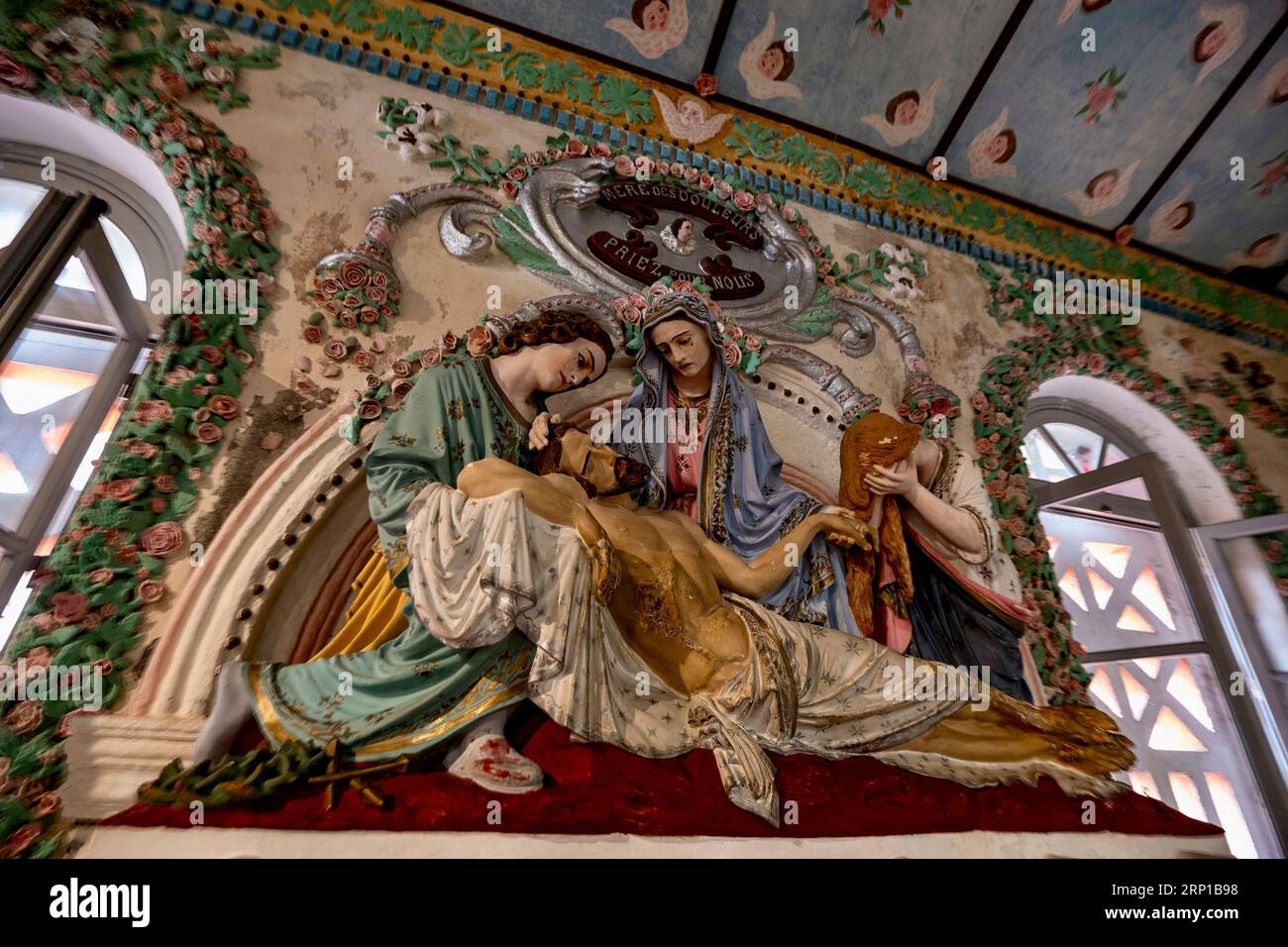 La Reunion Island from rhum factory to the volcano Stock Photo - Alamy