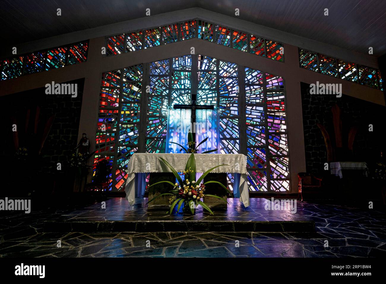 La Reunion Island from rhum factory to the volcano Stock Photo - Alamy