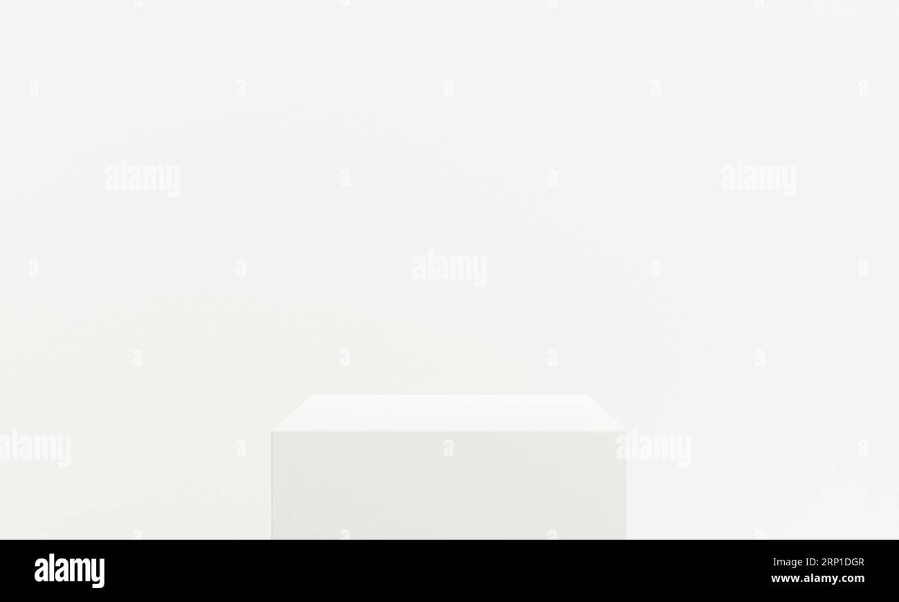 White product display stage platform background. minimalist white ...