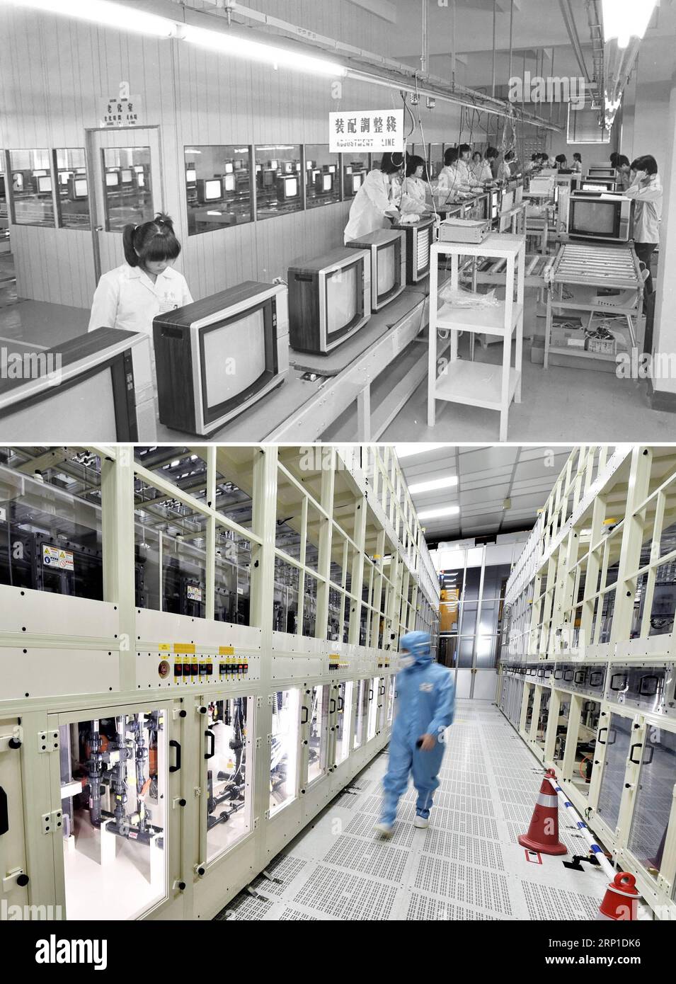 Television production line hi-res stock photography and images - Alamy