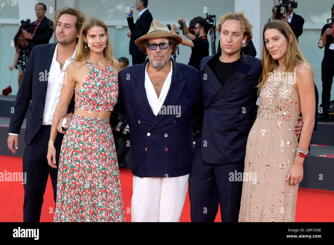 Cy Schnabel, Louise Kugelberg, Julian Schnabel, Stella Schnabel und ...