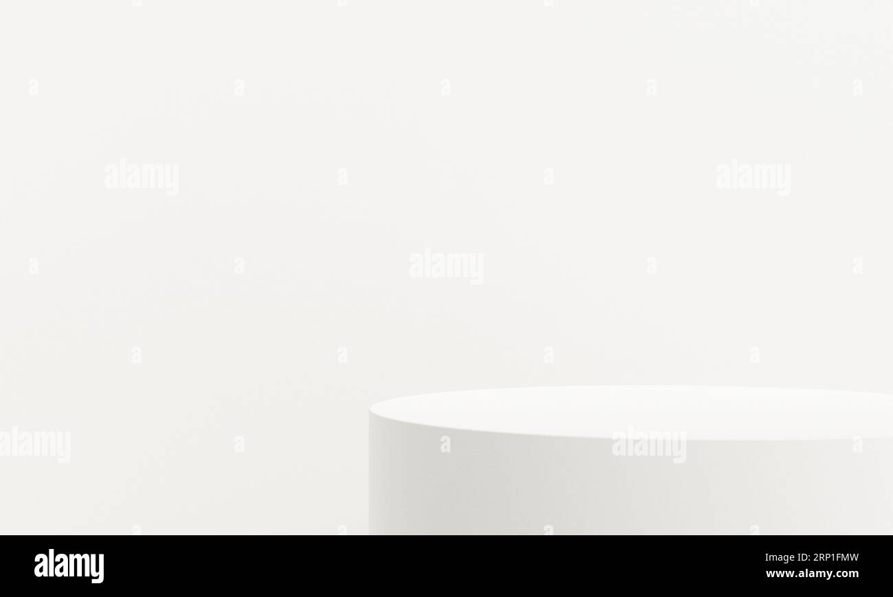 White product display stage platform background. minimalist white ...