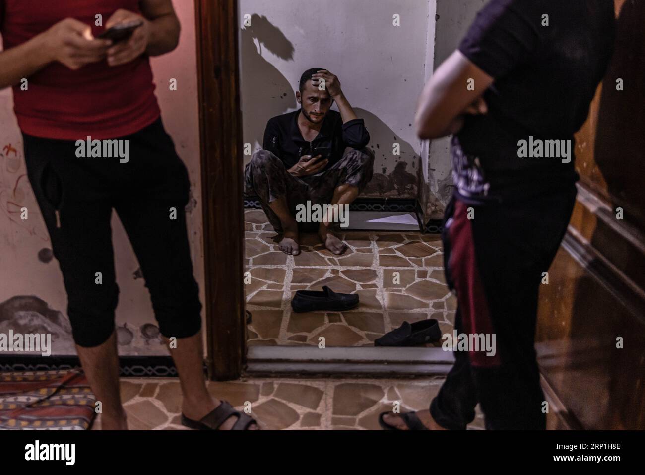 Sarmin, Syria. 02nd Sep, 2023. The father of Baby Yaman Baydoun, six ...