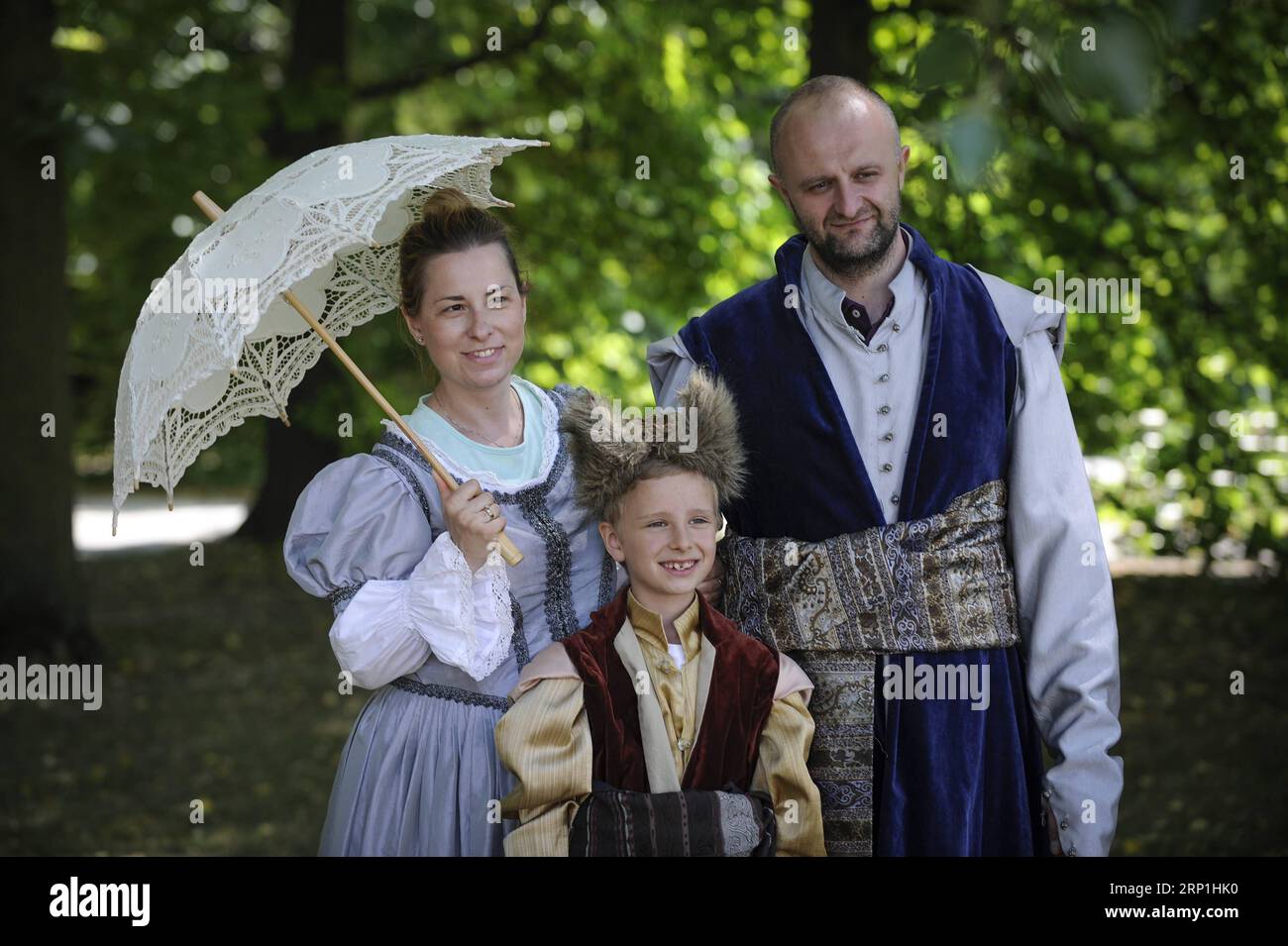 (180707) -- WARSAW, July 7, 2018 -- People dressed in the 17th-century ...