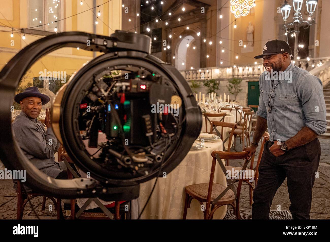 DENZEL WASHINGTON and ANTOINE FUQUA in THE EQUALIZER 3 (2023), directed ...