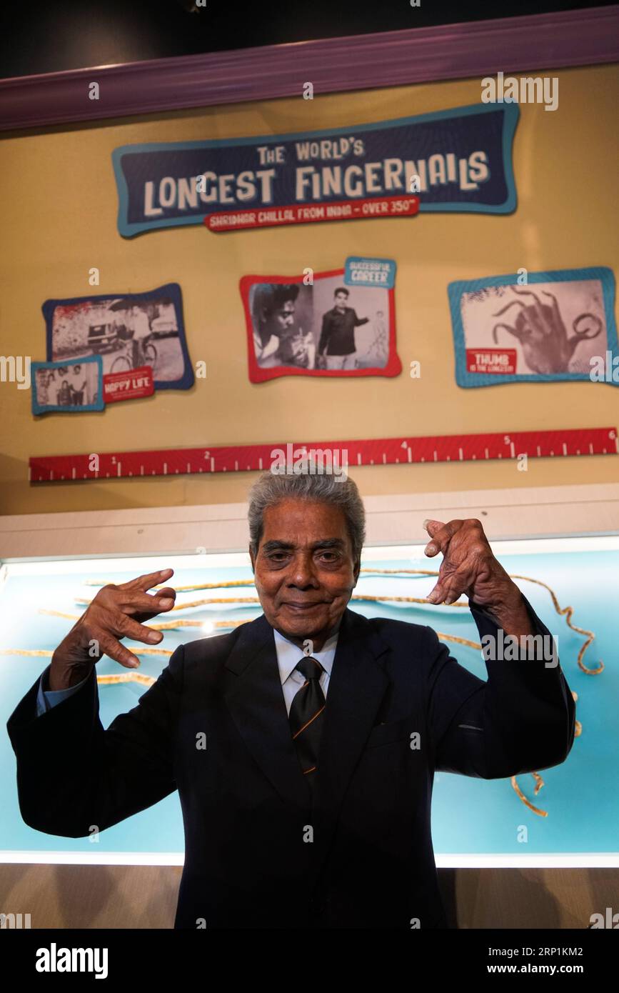 (180712) -- NEW YORK, July 12, 2018 -- Shridhar Chillal of India poses ...