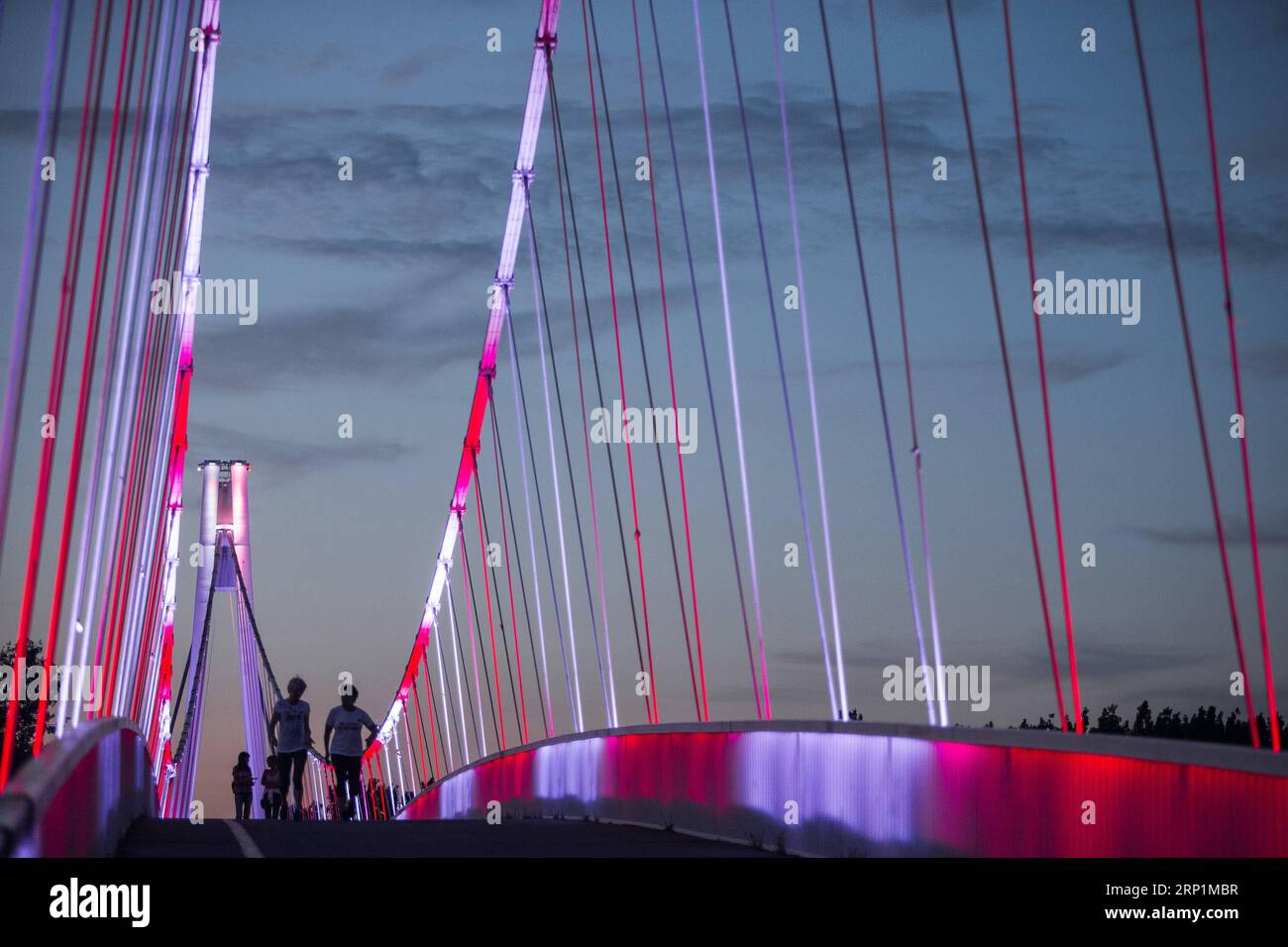 Osijek pedestrian bridge hi-res stock photography and images - Alamy