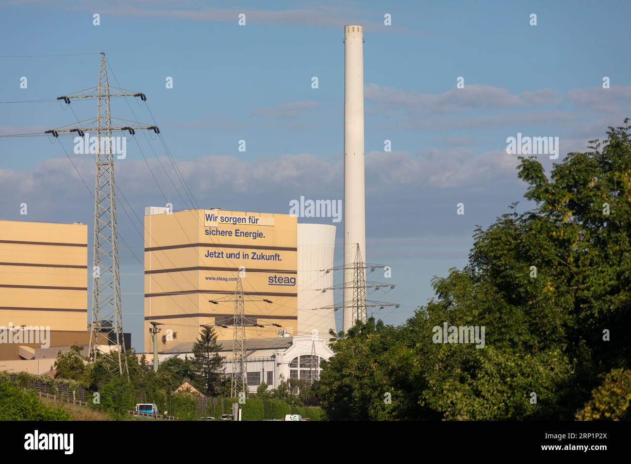 Steag energy plant in Volklingen, Saarland, Germany Stock Photo - Alamy
