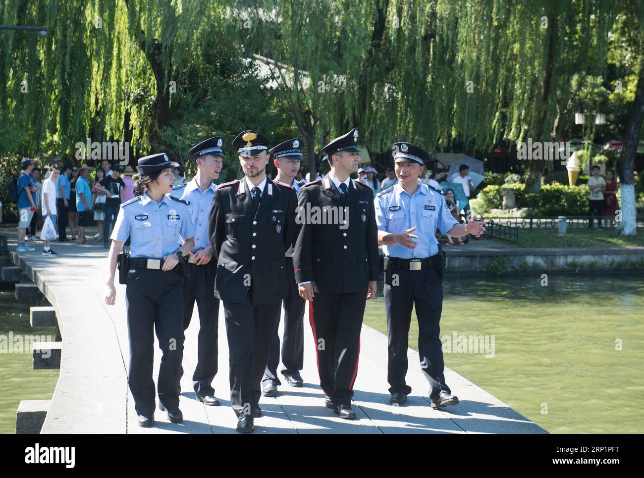 Chinese police officers patrolling hi-res stock photography and images ...