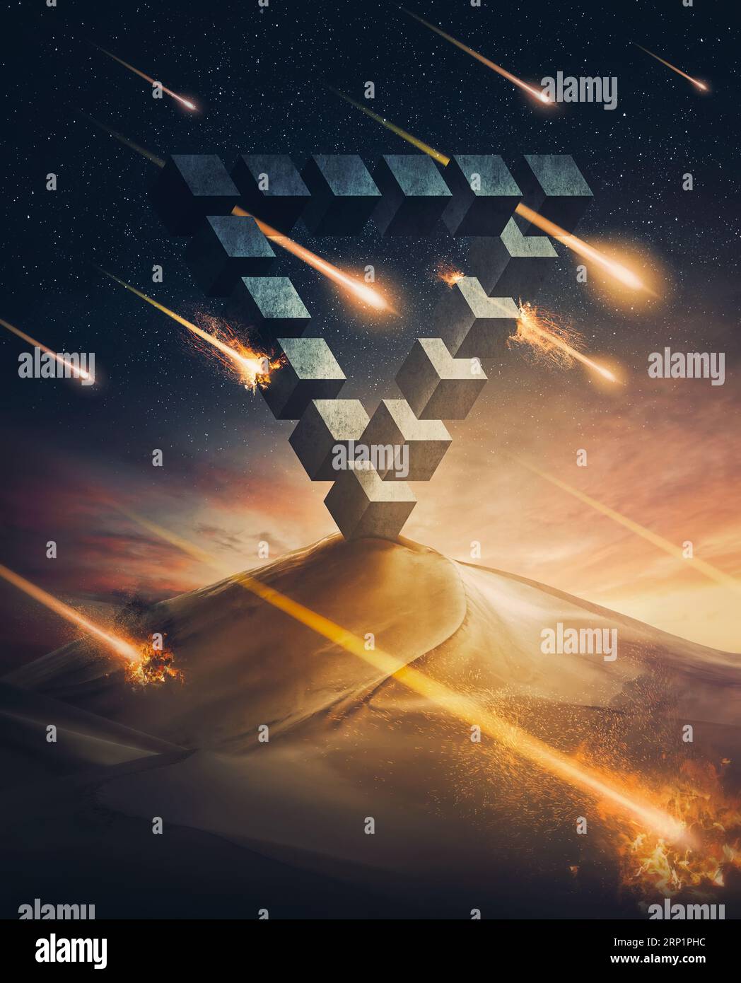 Penrose triangle hi-res stock photography and images - Alamy