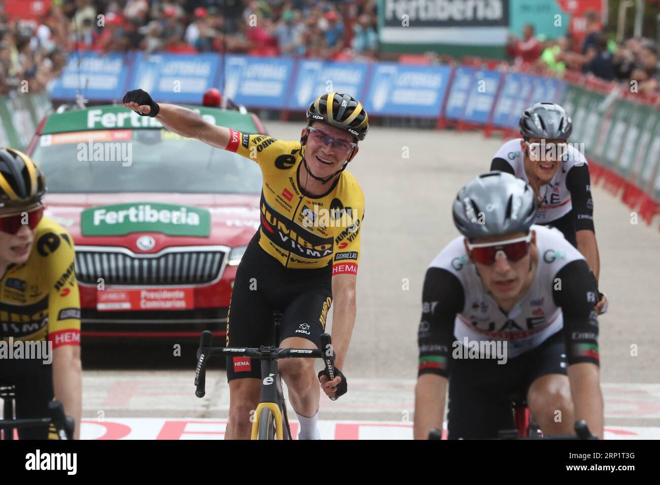 Sepp Kuss USA JUmbo Visma by finishing with teh small GC group takes ...