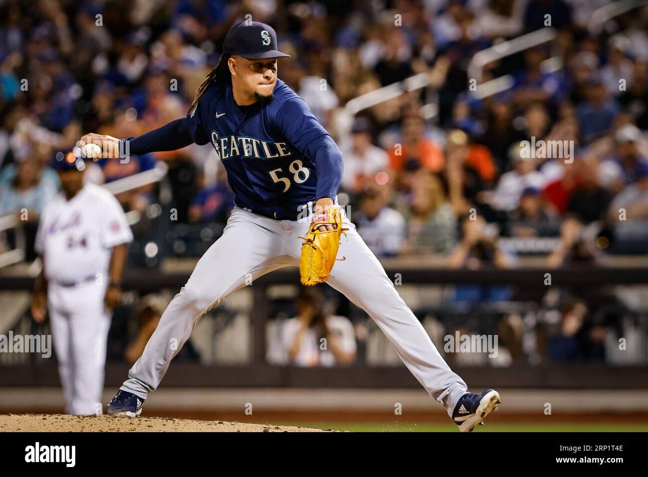 Sep 02, 2023; New York City, New York, USA; Seattle Mariners pitcher ...