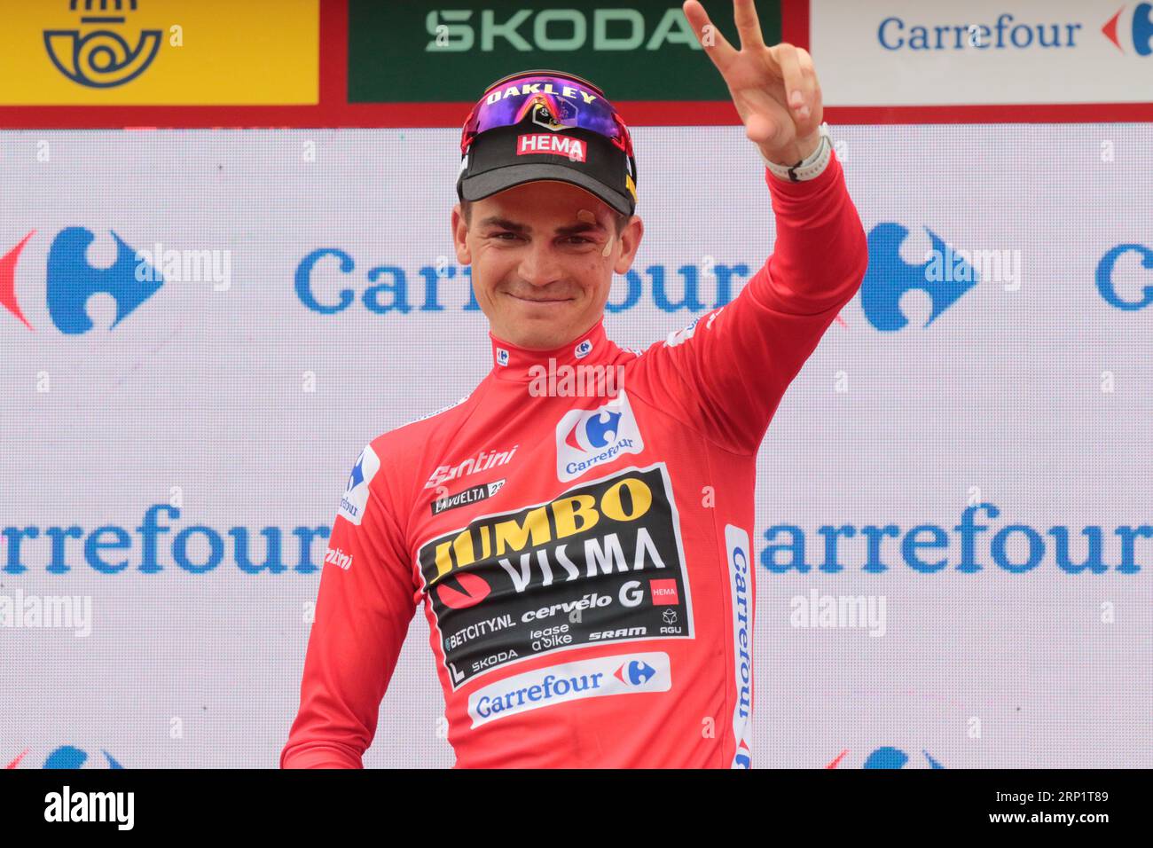 Sepp Kuss USA JUmbo Visma by finishing with teh small GC group takes ...