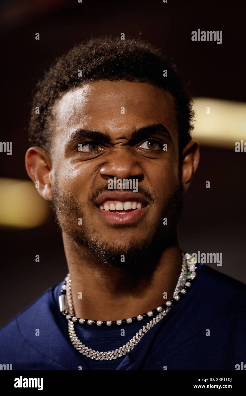 Sep 02, 2023; New York City, New York, USA; Seattle Mariners center ...