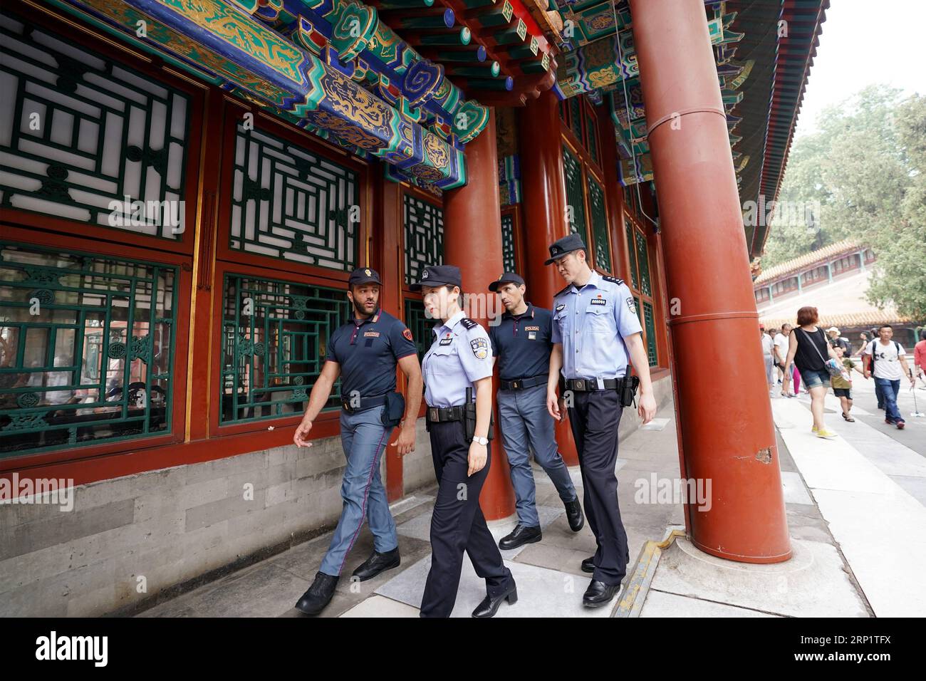 (180723) -- BEIJING, July 23, 2018 -- Chinese and Italian police ...
