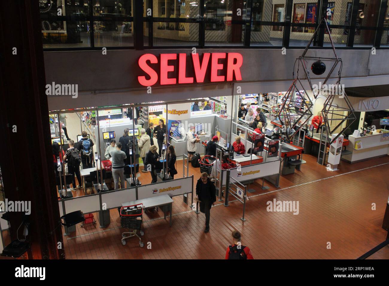 selver supermarket check out inside turg centre tallinn estonia baltic ...