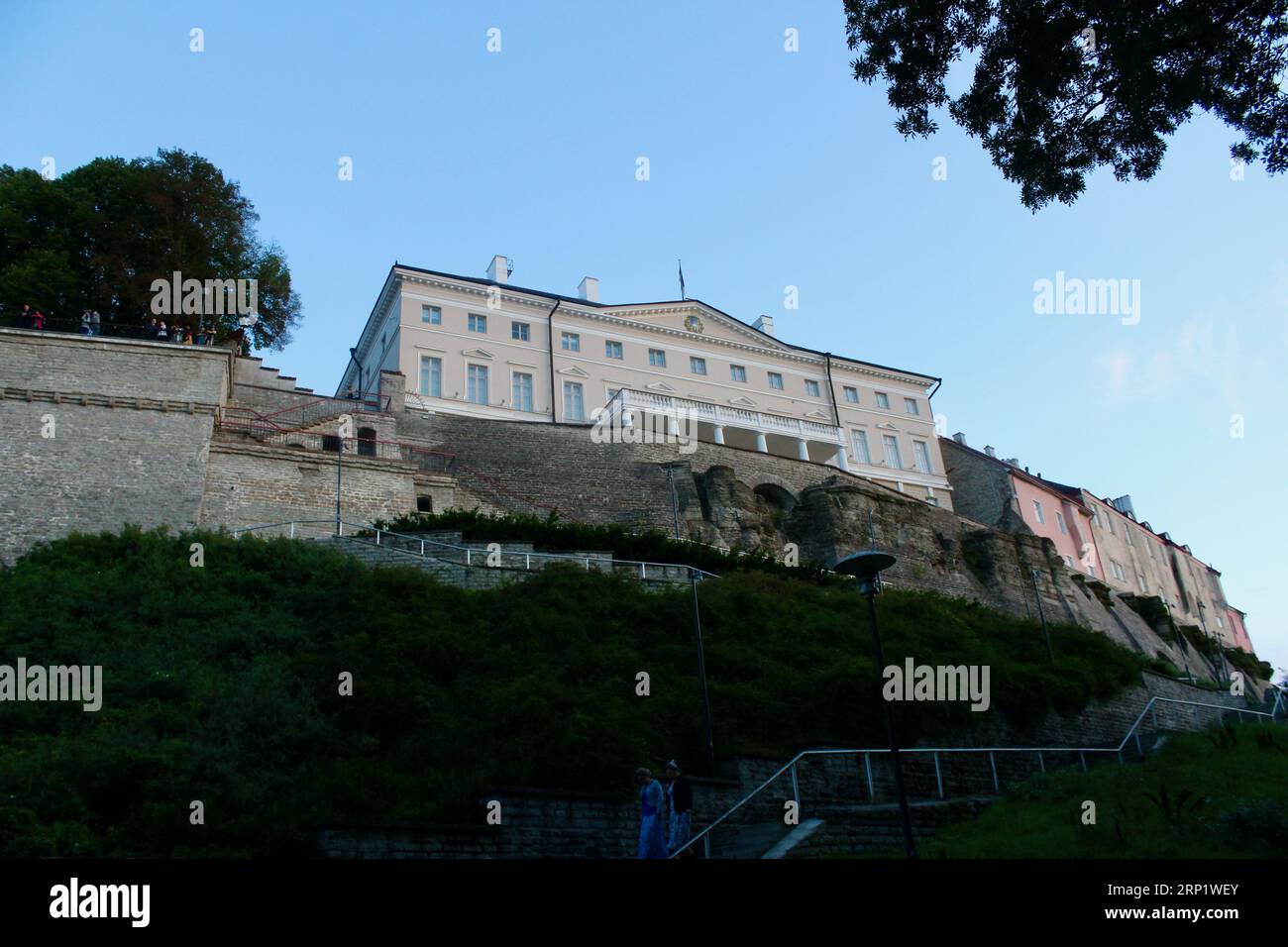 the estonian government office parliament building toompea tallinn ...