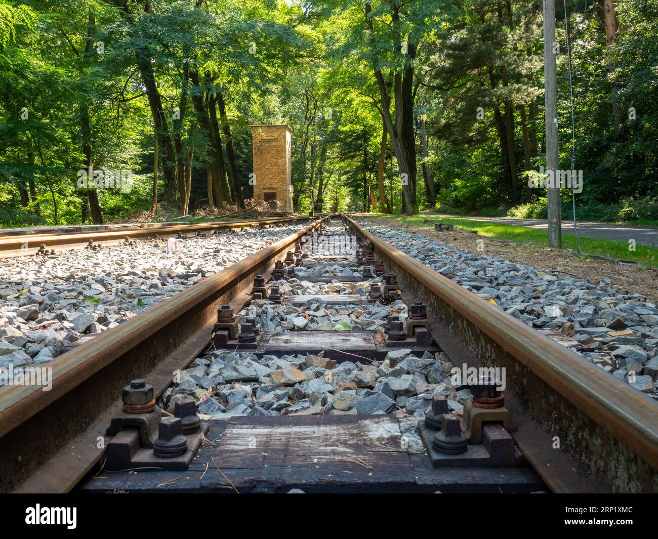 Old meter gauge railway track hi-res stock photography and images - Alamy