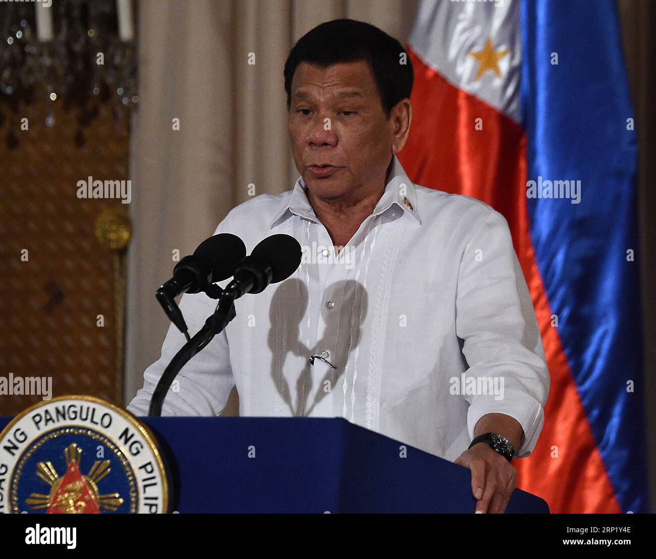 180806 Manila Aug 6 2018 Philippine President Rodrigo