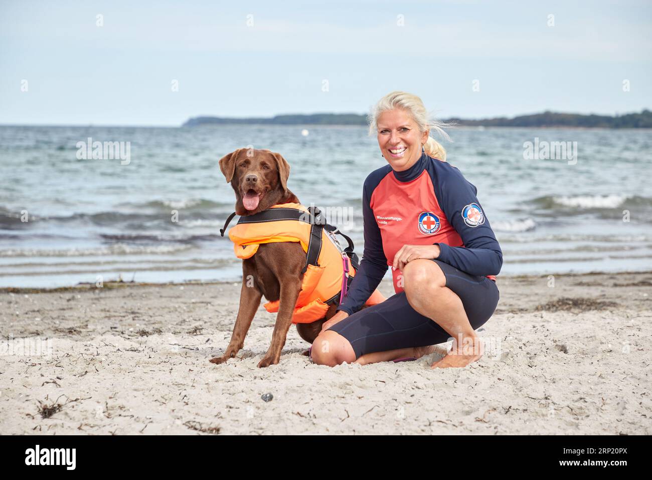 PRODUCTION - 24 August 2023, Schleswig-Holstein, Travemünde: Ulrike ...