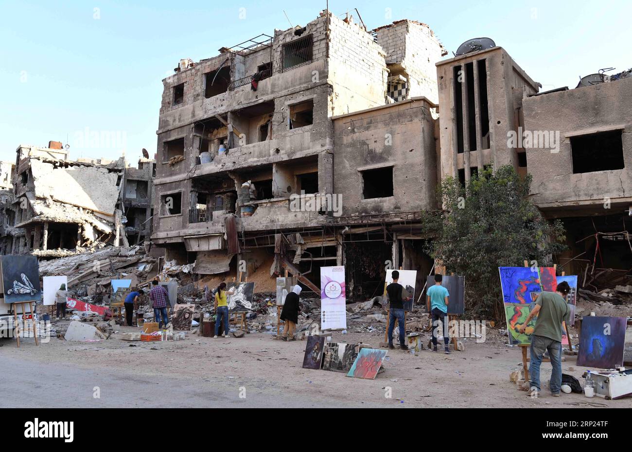 Yarmouk camp damascus 2018 hi-res stock photography and images - Alamy