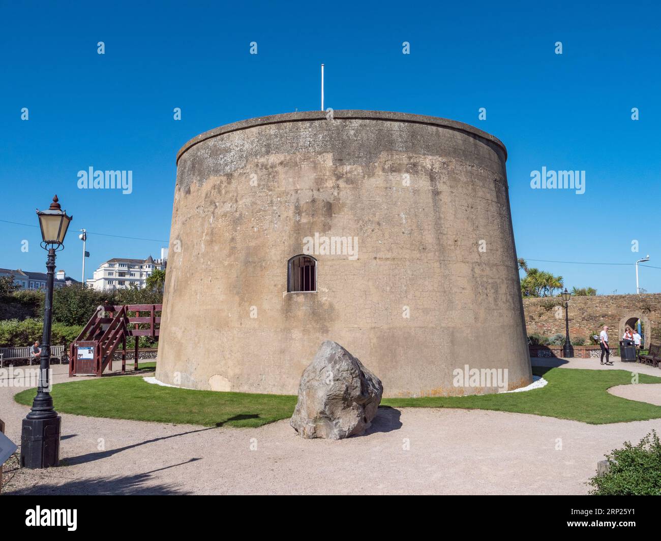 The Wish Tower, a Martello Tower located on the seafront of in ...