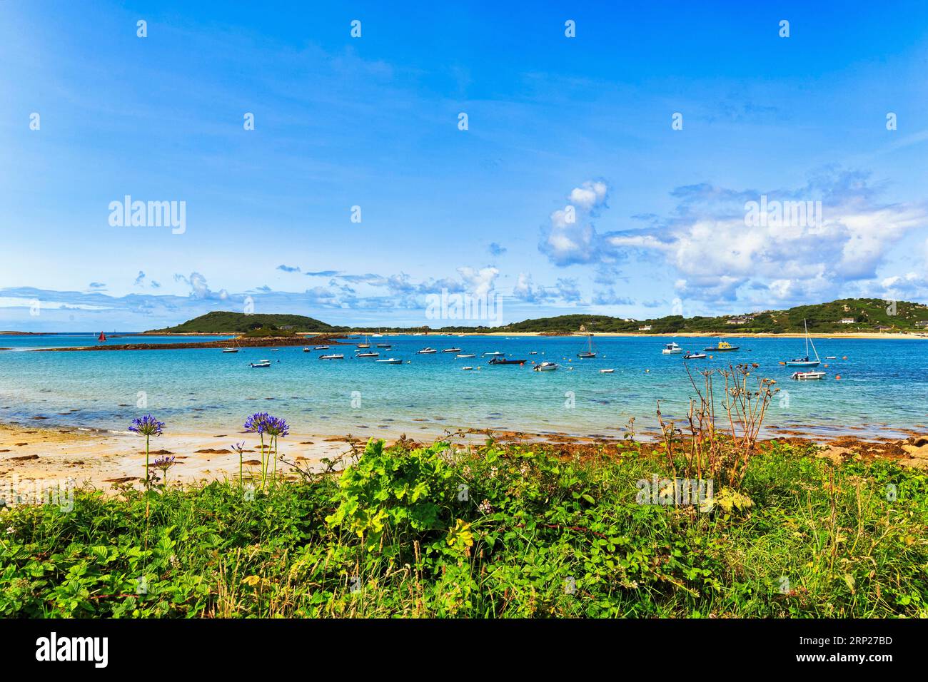 Coastline at New Grimsby, Tresco, Isles of Scilly, Isles of Scilly ...