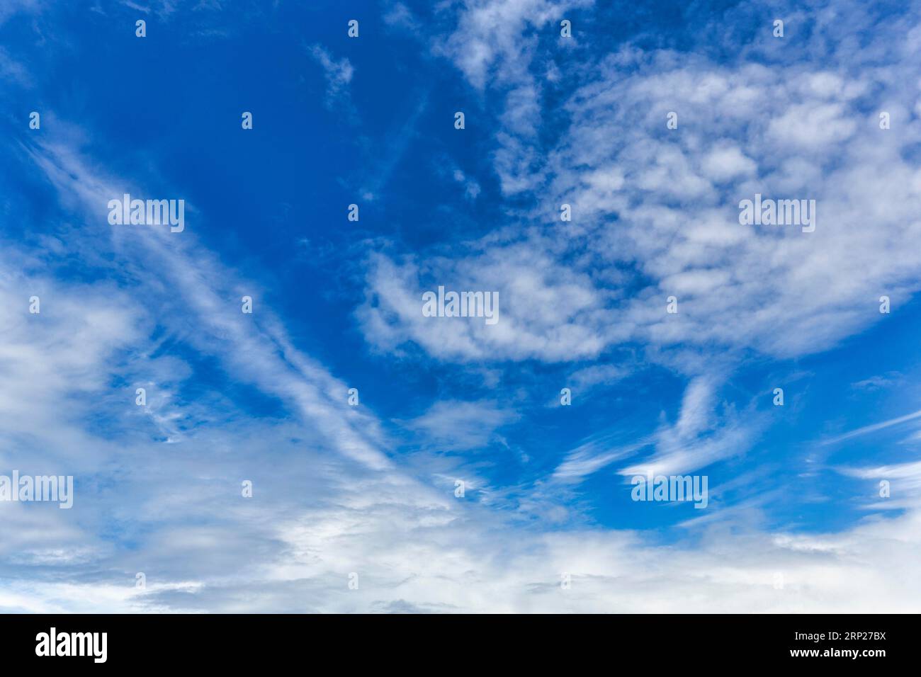 Clouds in blue sky, cloud formation, wallpaper, Land's End, Lands End ...