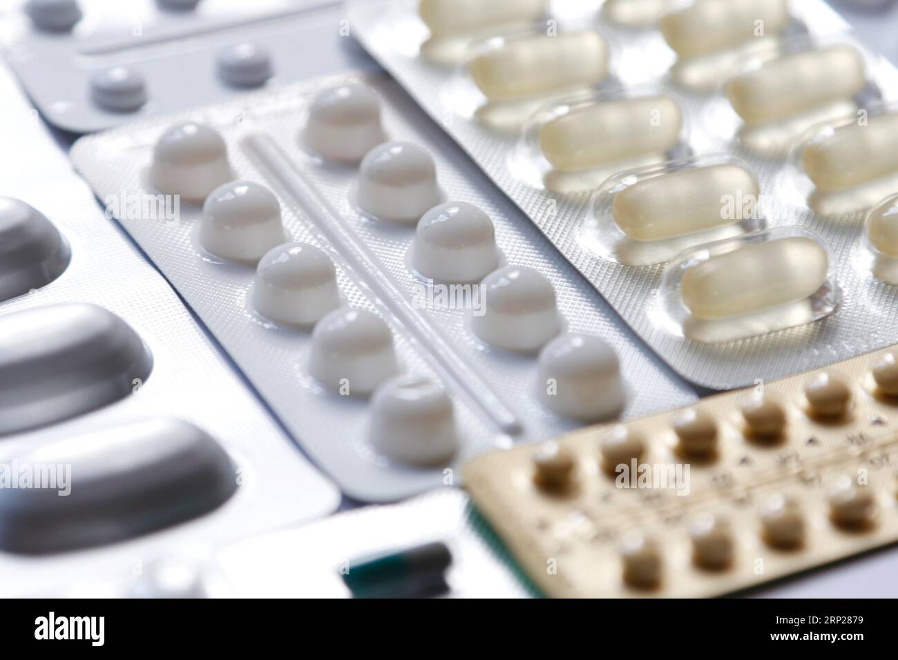 Symbolic image drug abuse, addiction, burnout, pharmacy, close-up of ...