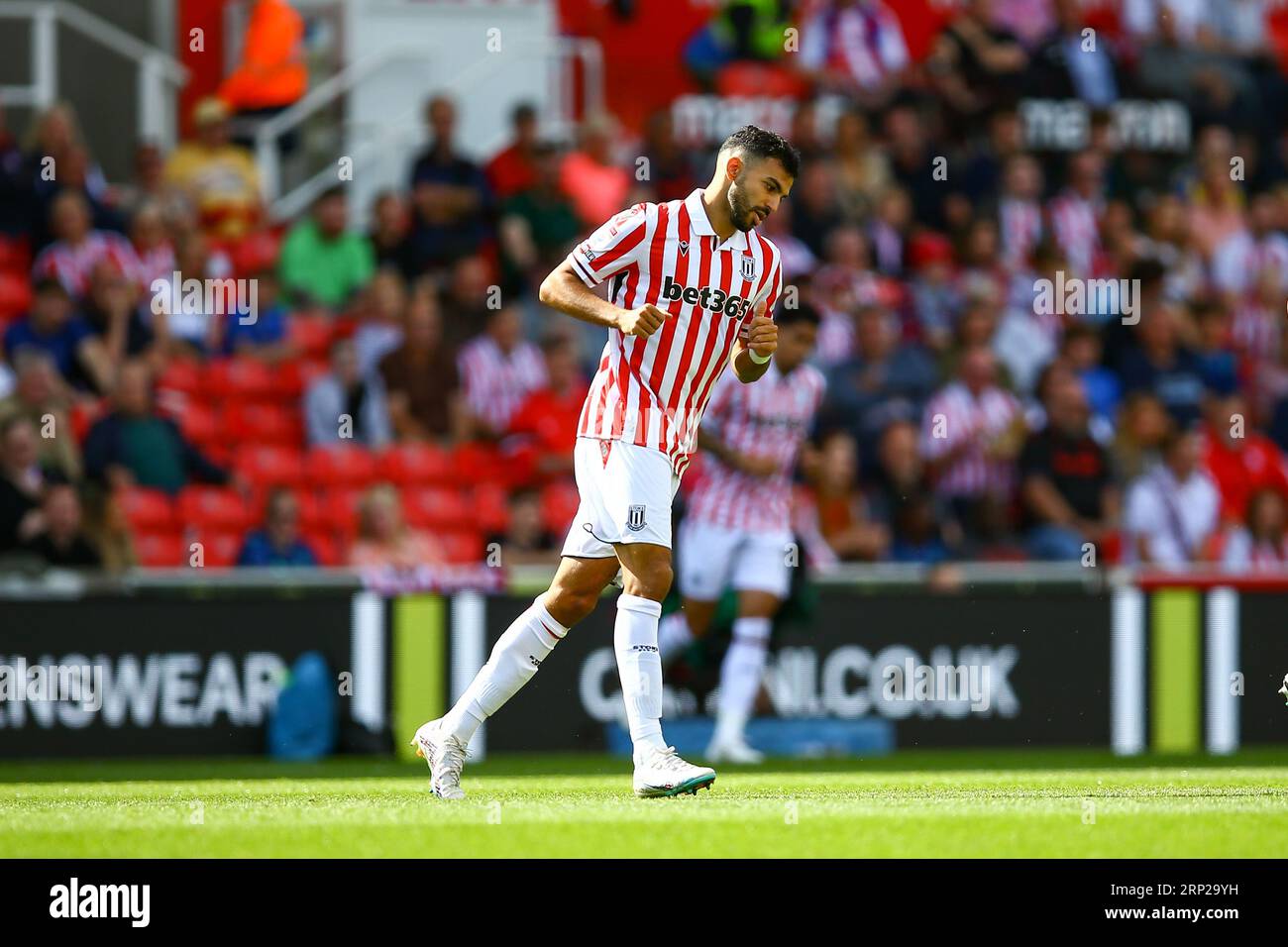 bet365 Stadium, Stoke, England - 2nd September 2023 Mehdi Leris (27) of ...