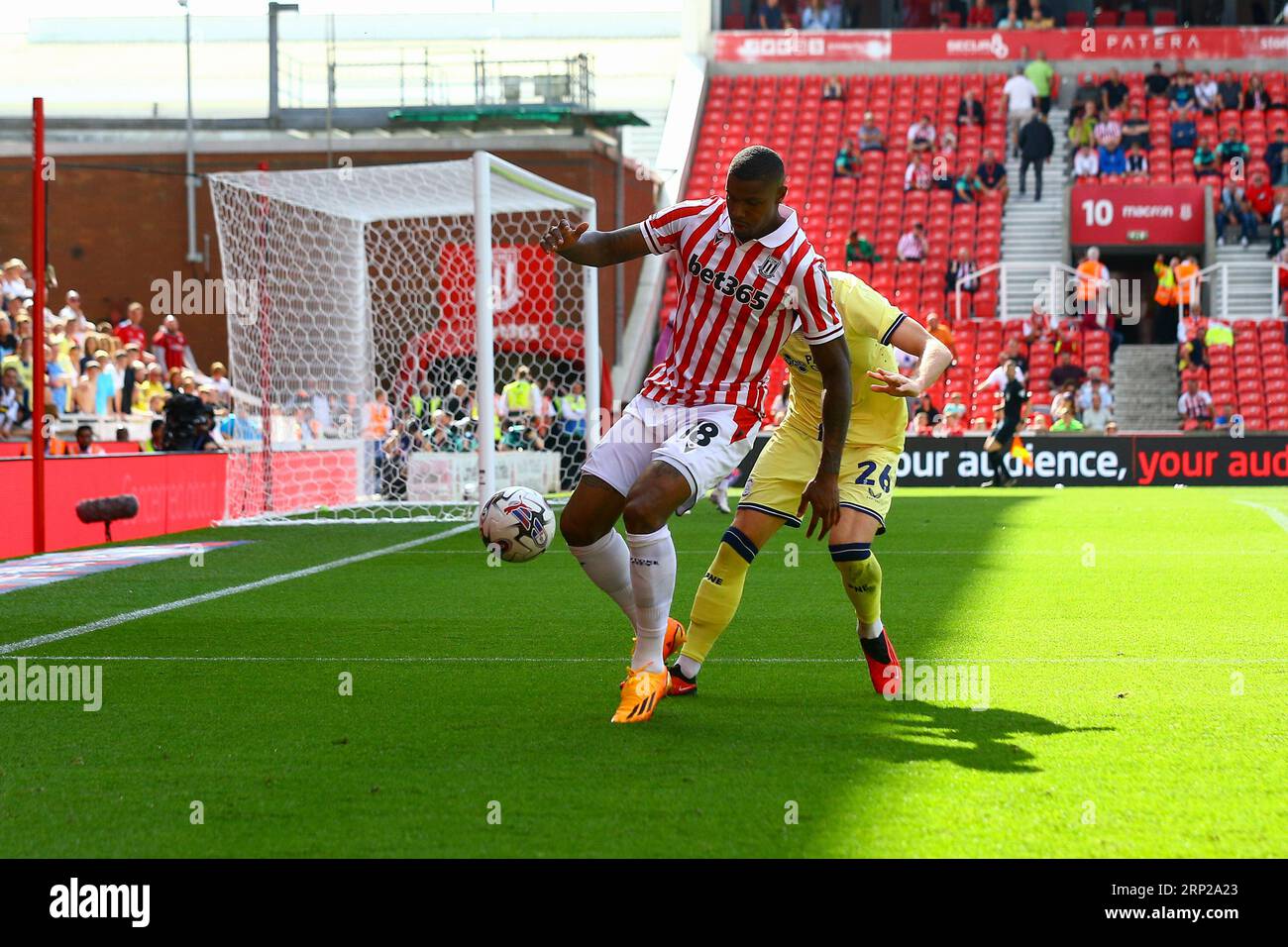 bet365 Stadium, Stoke, England - 2nd September 2023 Wesley (18) of ...