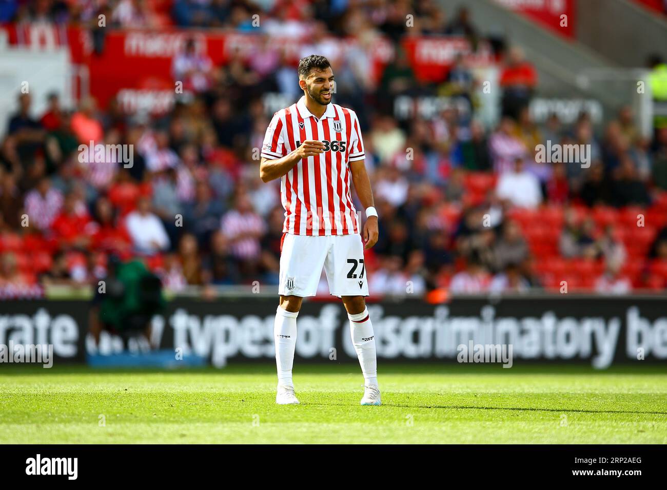 bet365 Stadium, Stoke, England - 2nd September 2023 Mehdi Leris (27) of ...