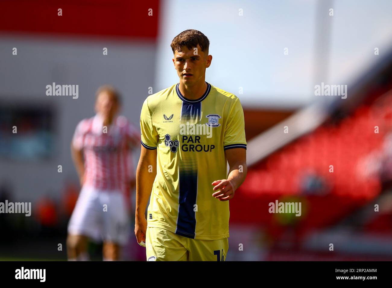 bet365 Stadium, Stoke, England - 2nd September 2023 Jordan Storey (14 ...