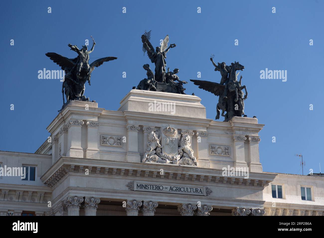 Madrid, Spain-FEB 17, 2022: The Palace of Fomento, also known as the ...