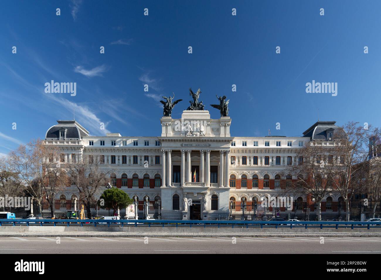 Madrid, Spain-FEB 17, 2022: The Palace of Fomento, also known as the ...