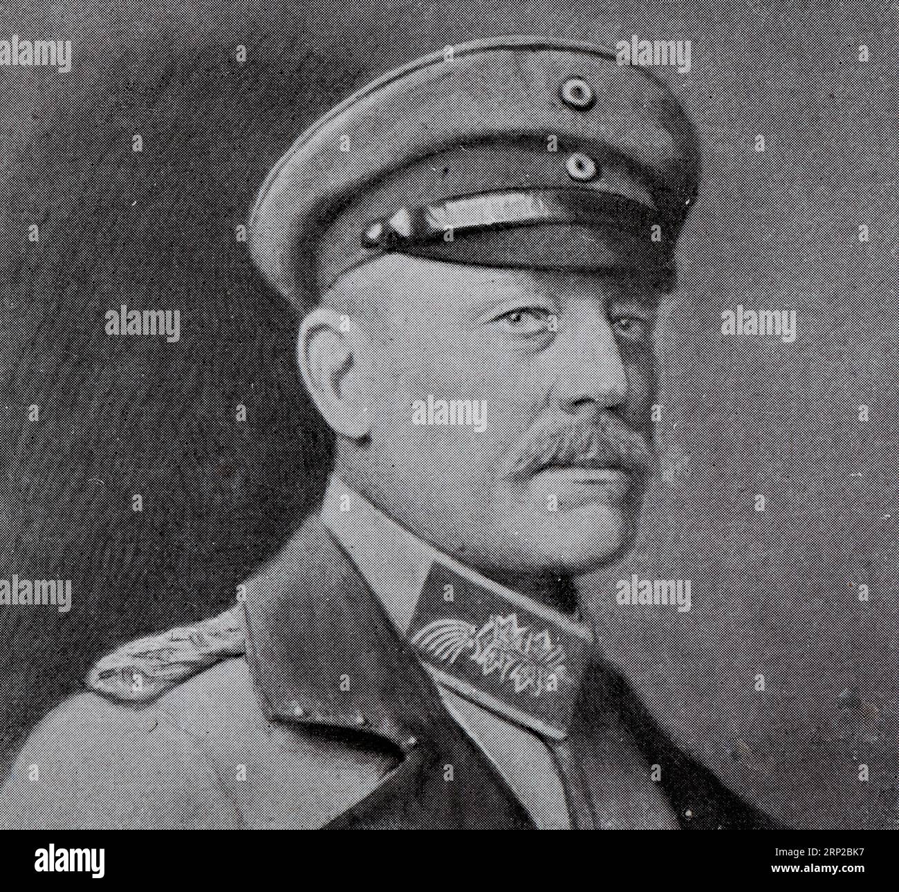 Portrait oft German General von Hutier, Germany Stock Photo - Alamy