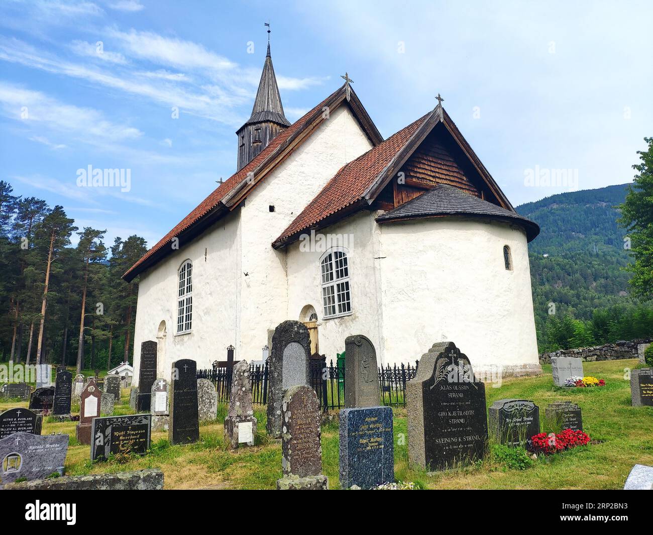 Church in Seljord, Telemark, Norway Stock Photo - Alamy