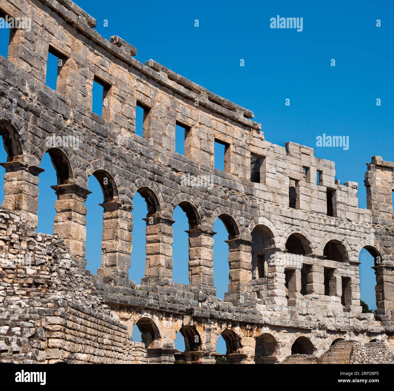 Roman Amphitheatre Pula Arena - Pula, Istria, Croatia Stock Photo - Alamy
